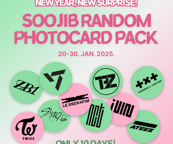 [SOOJIB] RANDOM PHOTOCARD PACK ⚡️