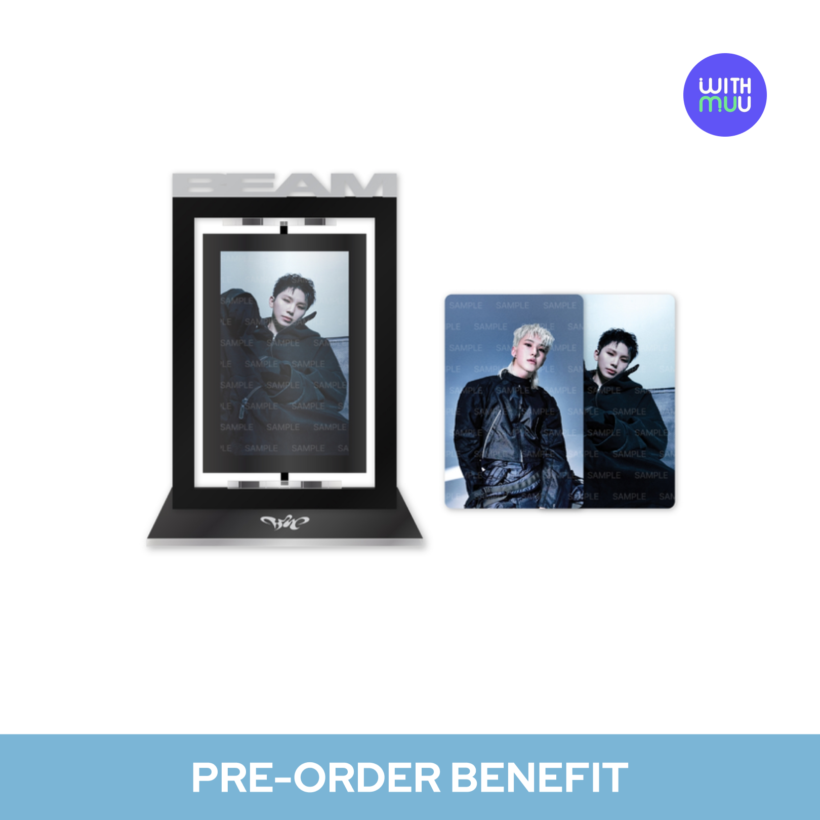 [POB] HOSHI X WOOZI (SEVENTEEN) - TURN-AROUND PHOTOCARD FRAME / ‘BEAM ...