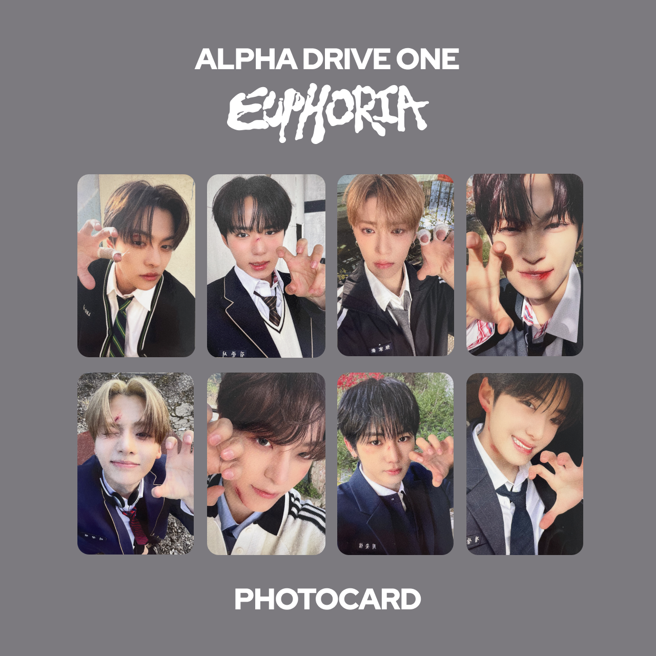 [PHOTOCARD] ALPHA DRIVE ONE - EUPHORIA / 1st Mini Album (JEWEL CASE ve ...
