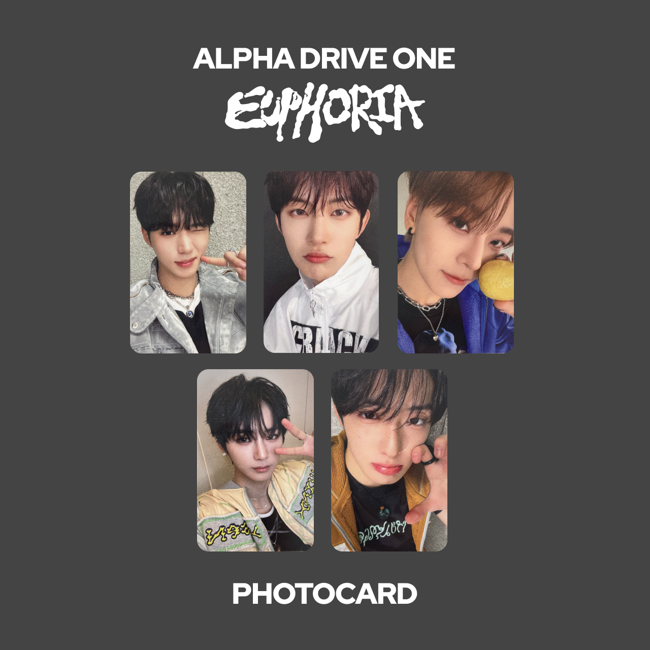 [PHOTOCARD] ALPHA DRIVE ONE - EUPHORIA / 1st Mini Album (AppleMusic/ST ...